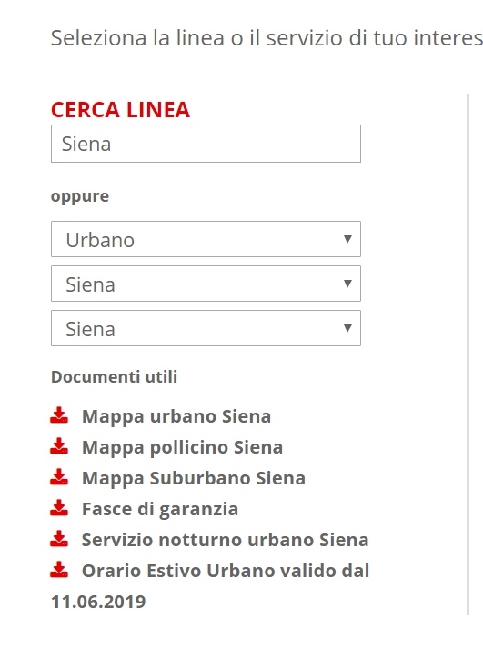 Siena’s Local, Intercity Bus System – The Siena Visitor