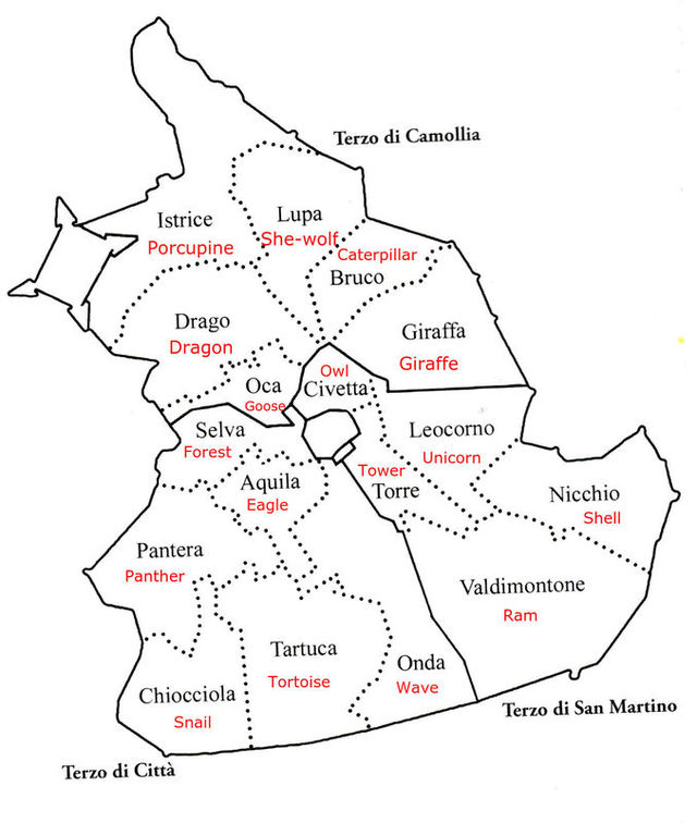 Understanding Siena’s 17 Contrade – The Siena Visitor